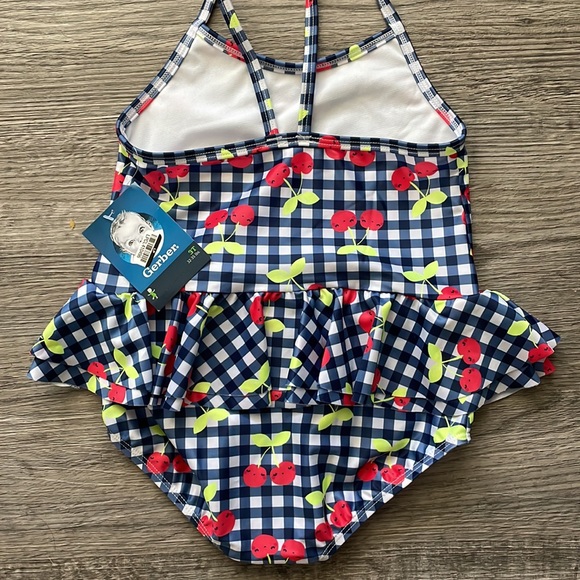 Gerber | Swim | Toddler Girl Cherry Bathing Suit 3t | Poshmark
